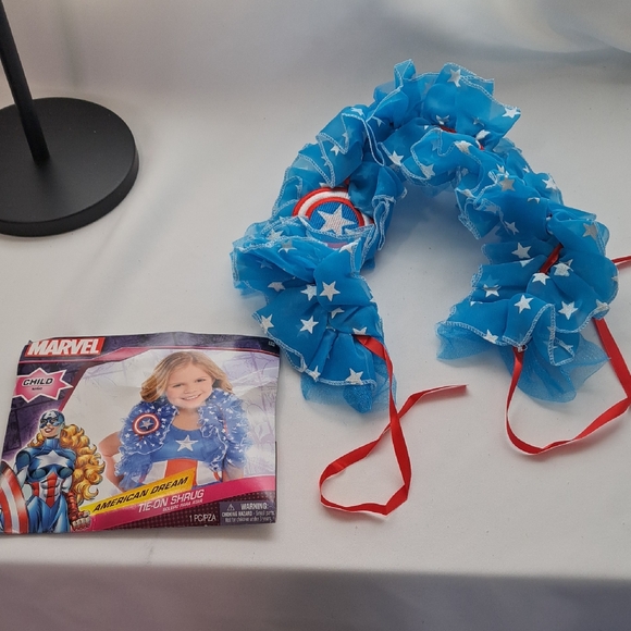 Marvel | Costumes | Marvel Blue Starry Superhero Shrug For Kids | Poshmark